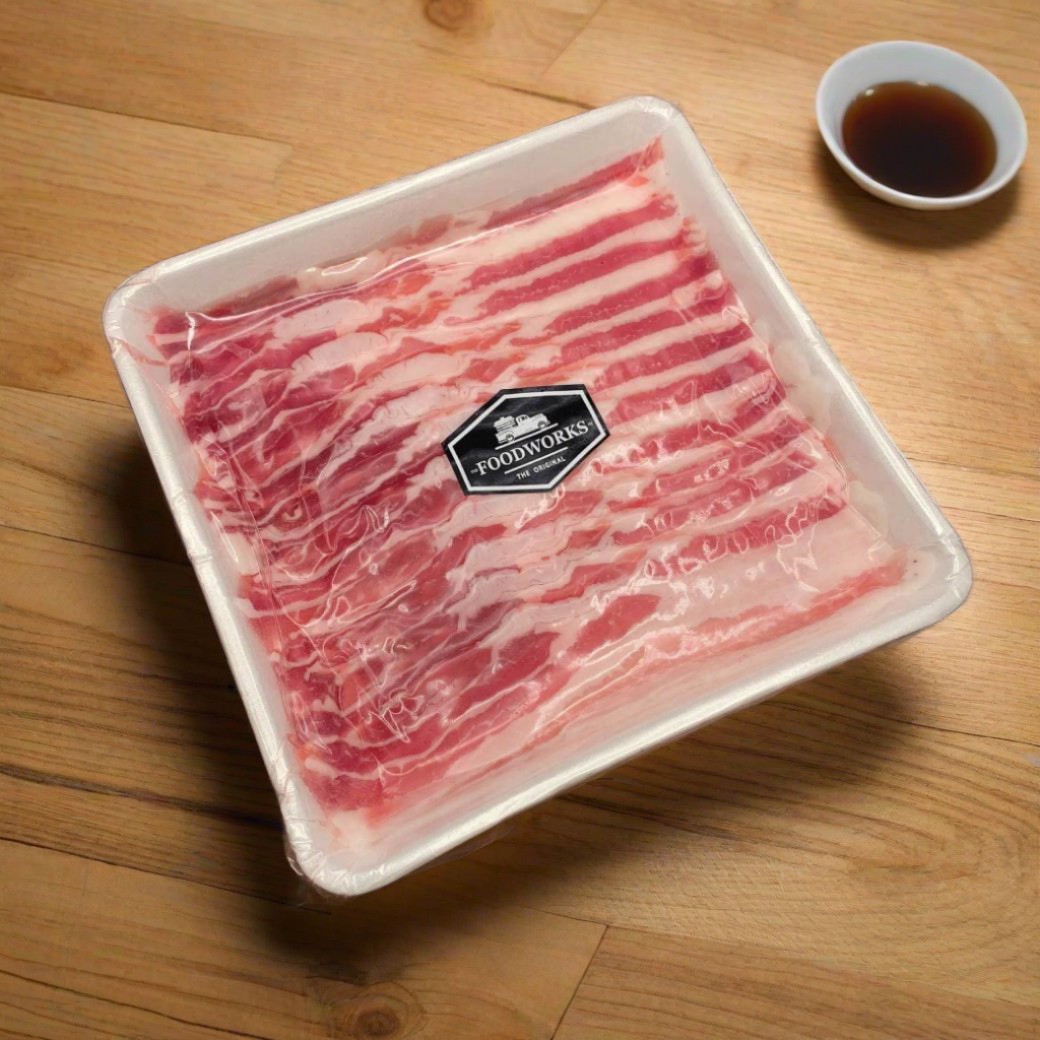 Kagoshima Kurobuta Pork Belly Shabu Shabu สามชั้นหมูคาโกชิม่า คุโรบูตะ ...