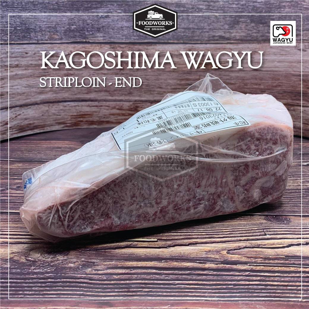 Kagoshima Wagyu A5 Striploin-End Full Block เนื้อคาโกชิมา สตริปลอยน์ A | The Foodworks